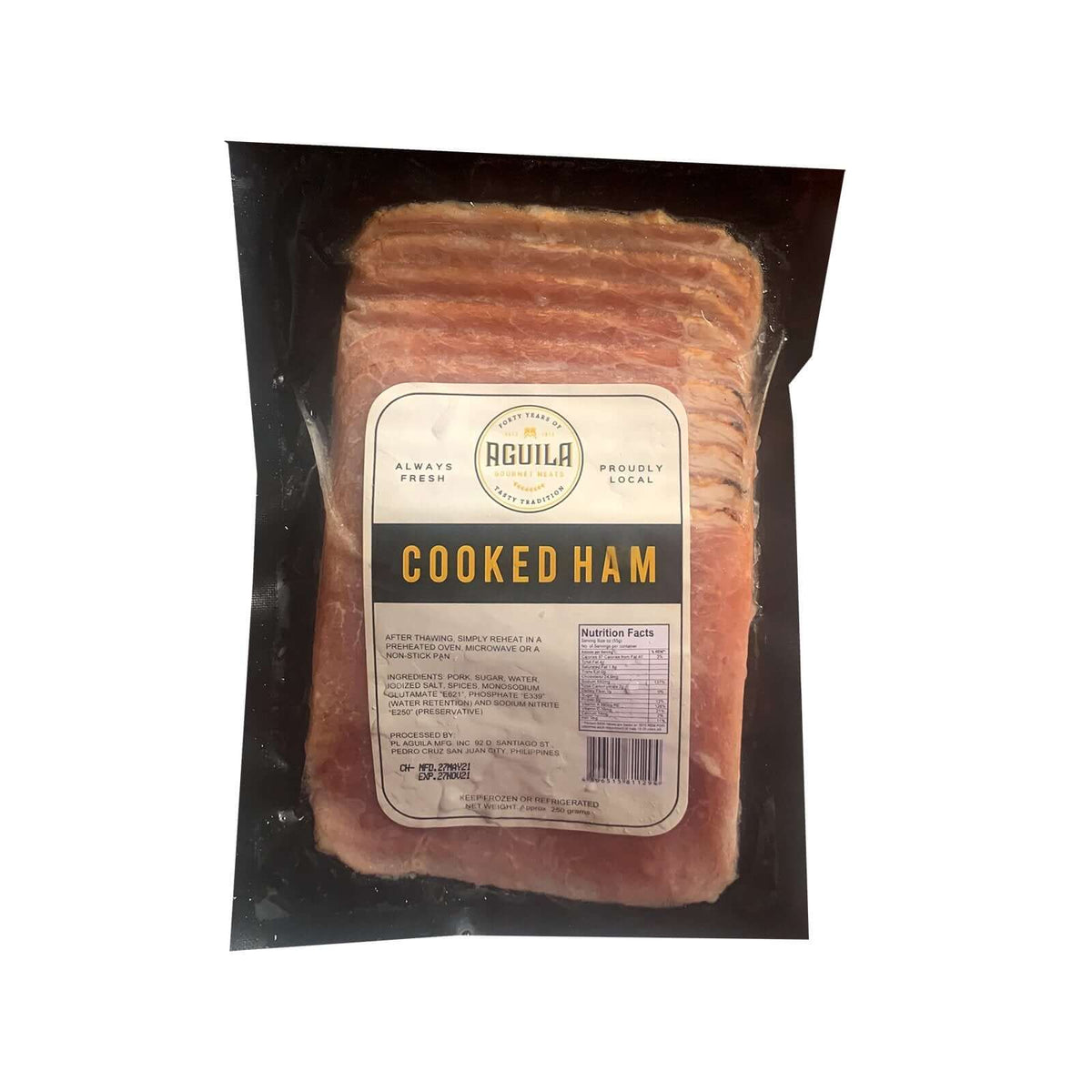 Cooked Ham 250g - #1 Palengke Delivery Online | Safe Select PH