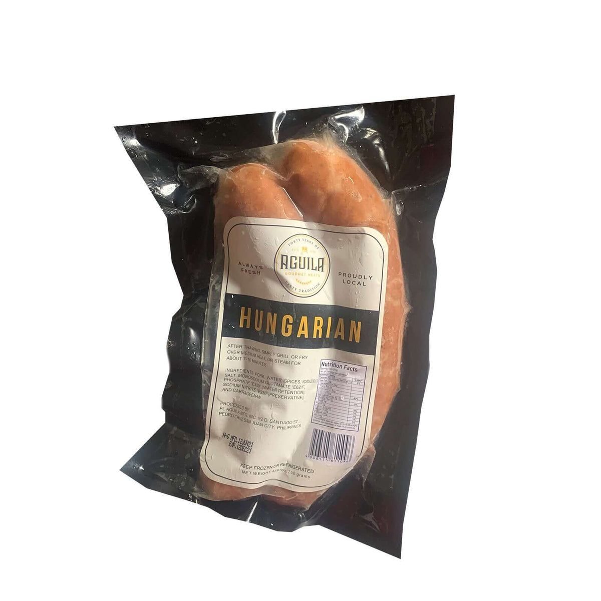 Hungarian Sausage 250g - #1 Palengke Delivery Online | Safe Select PH